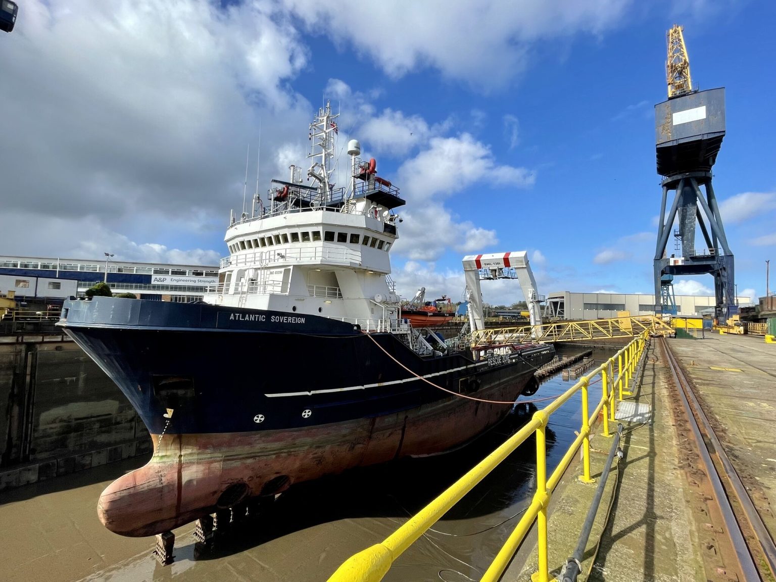 Atlantic Sovereign, A&P Tyne - Refit Work - SCA Group
