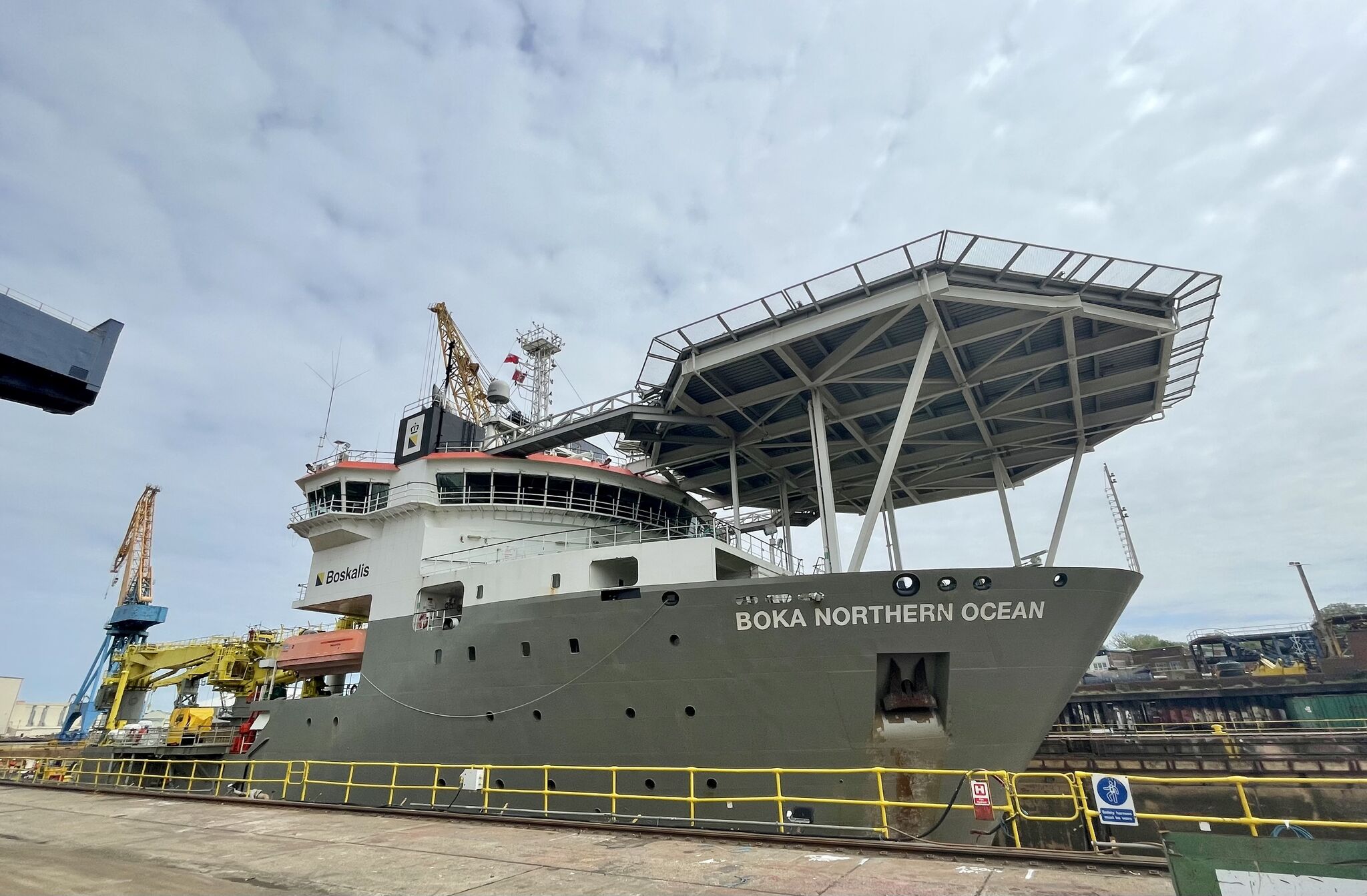 Boka Northern Ocean, A&P Tyne - Repair Work - SCA Group
