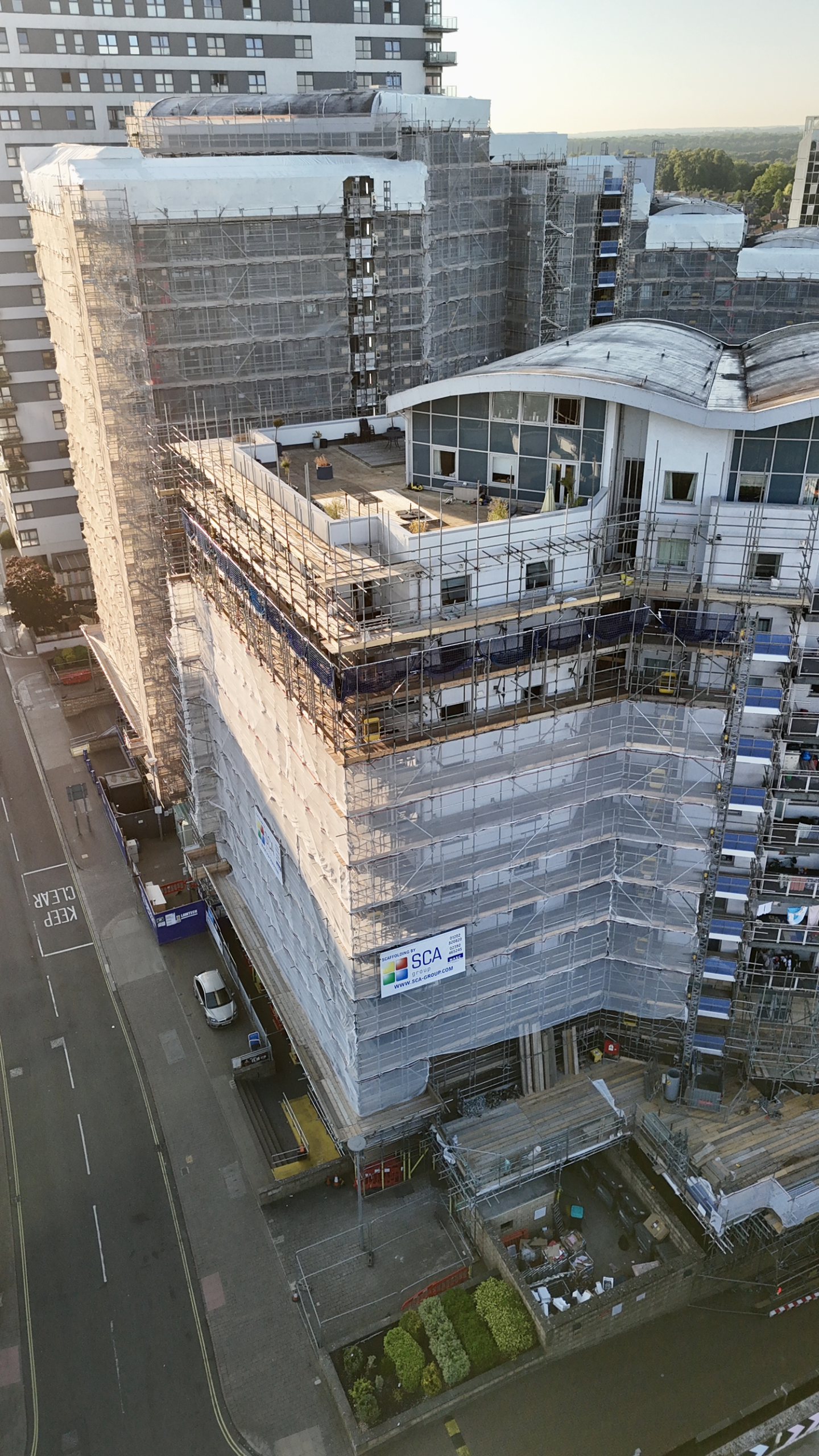 Crown Heights, Basingstoke - Cladding Replacement - SCA Group